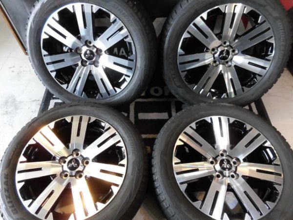 【目立った傷や汚れなし】 1円～ 冬用!! スタッドレスセット!! 三菱 デリカ D:5 純正 18×7J+38 114.3/5H 67Φ ブリヂストン ブリザック DMV2 225 ...