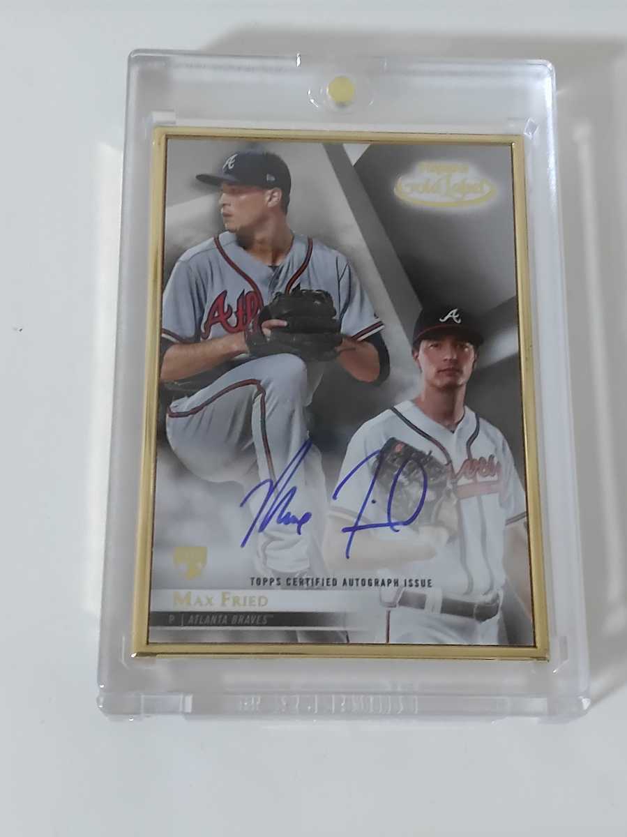 【目立った傷や汚れなし】2018 MLB マックス・フリード 直筆サインカード RC Topps Max・Fried Autograph ...