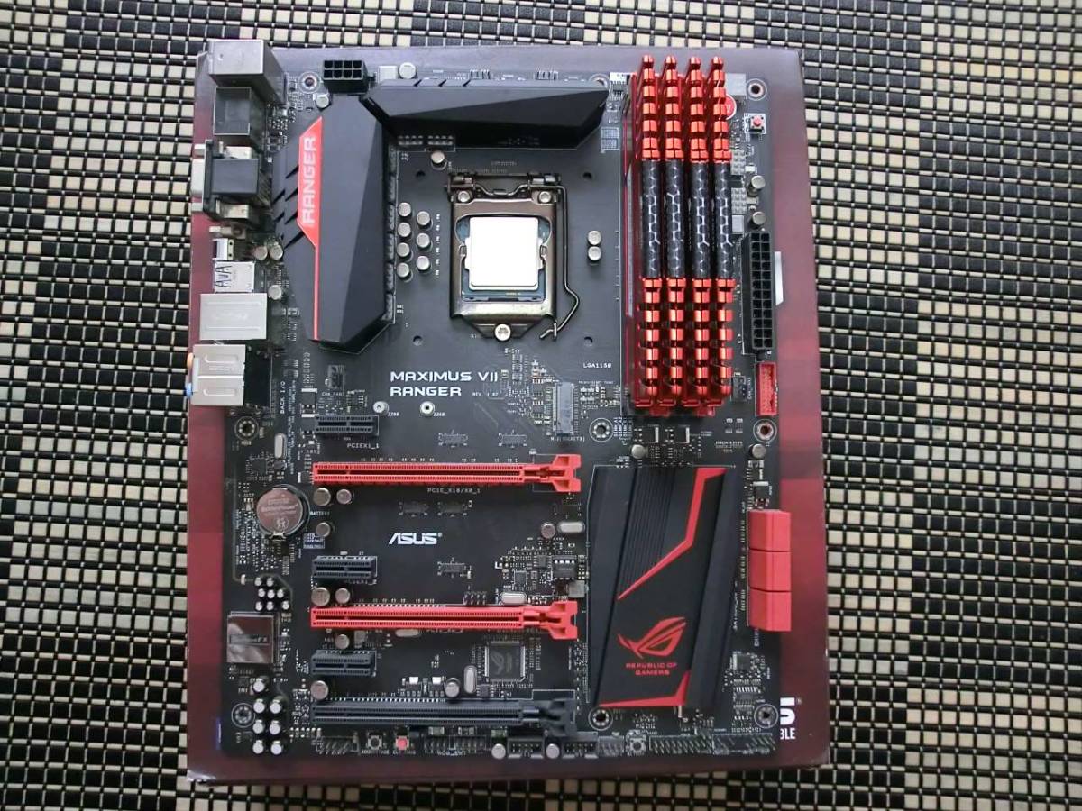 【やや傷や汚れあり】3点セット！ ★☆ ASUS ROG MAXIMUS VII RANGER + Core i7-4790K + メモリ ...