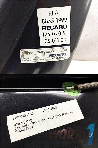 【傷や汚れあり】RECARO レカロ SP-G フルバケ 黒 Type 070.91 リブ補強大の字型 AE86 トレノ で使用 内装品 フル ...