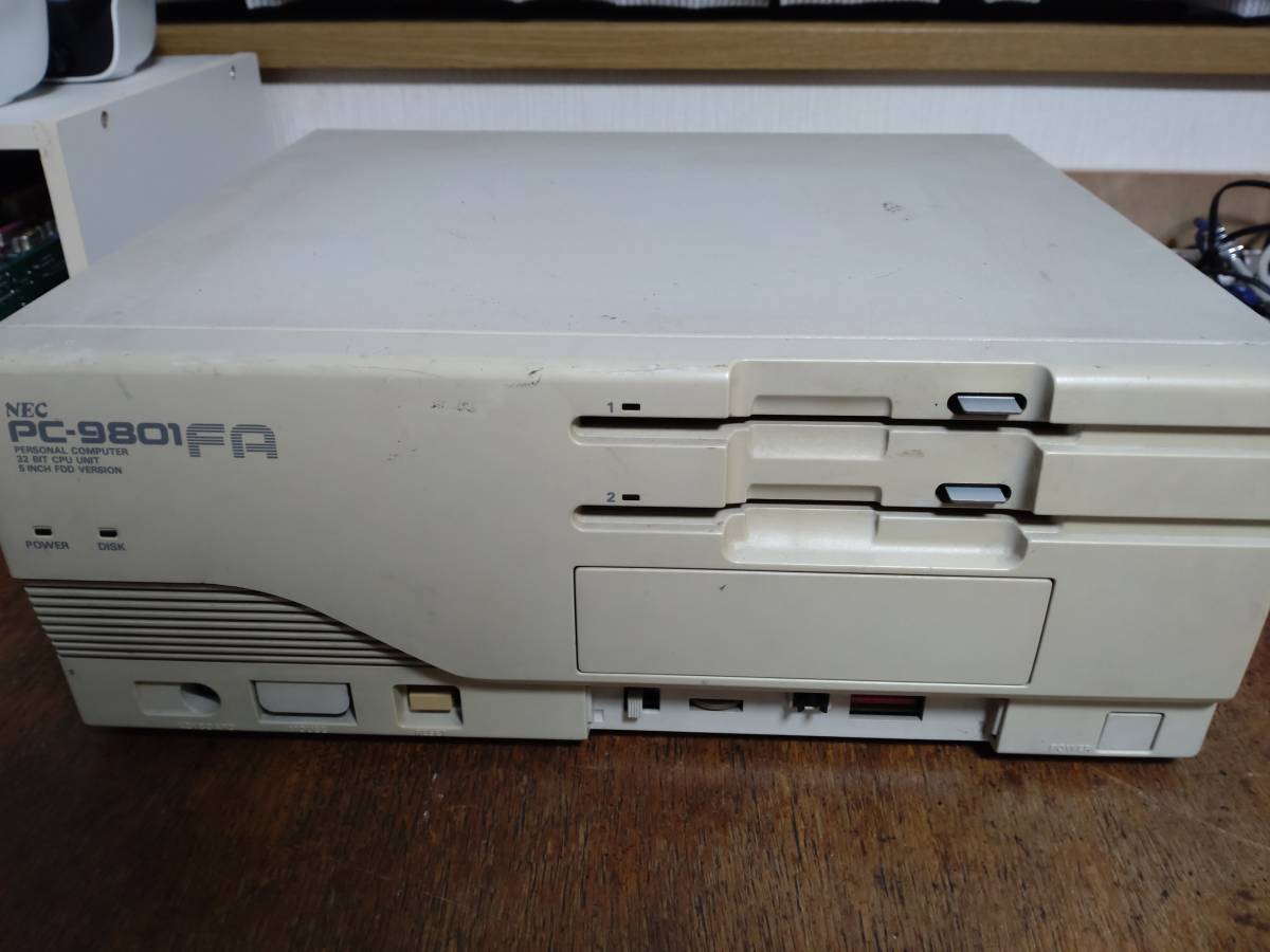 【全体的に状態が悪い】NEC PC-9801 FA2 パーソナルコンピューター レトロパソコン/ PC98シリーズ 中古品 ジャンク品の落札情報詳細 - ヤフオク落札価格検索 オークフリー