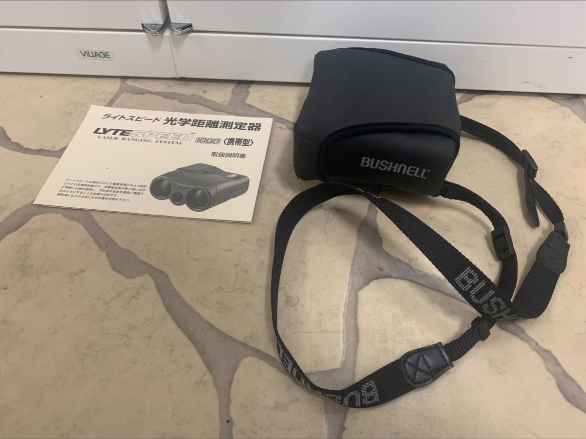 【未使用に近い】#5357 BUSHNELL ブッシュネル LASER RANGING ライトスピード 光学距離測定器 動作未確認 の落札情報 ...