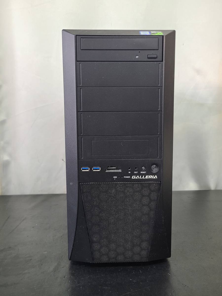 【やや傷や汚れあり】 1907 GALLERIA Core i7-7700 3.6GHz 32GB ASUS PRIME H270-PLUSの ...