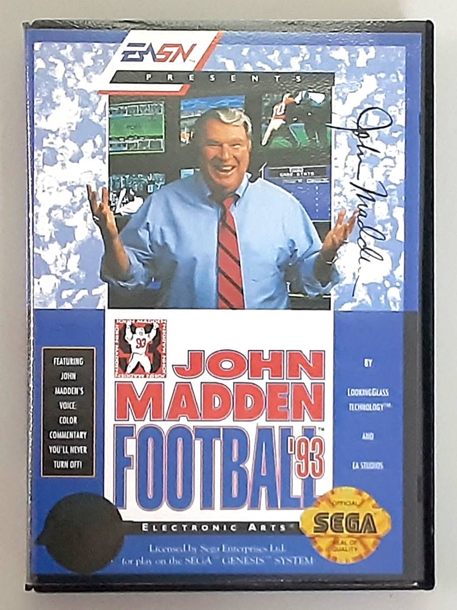 【目立った傷や汚れなし】【起動確認済】 MADDEN NFL ’94 / ELECTRONIC ARTS / SEGA GENESIS (海外 ...