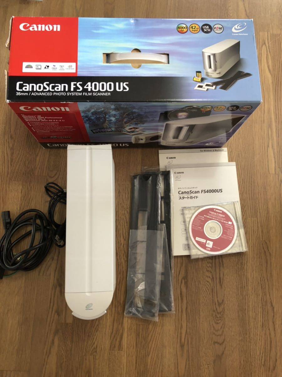 【目立った傷や汚れなし】【ジャンク】フィルムスキャナーcanon canoscan FS4000USの落札情報詳細 - ヤフオク落札価格検索 ...