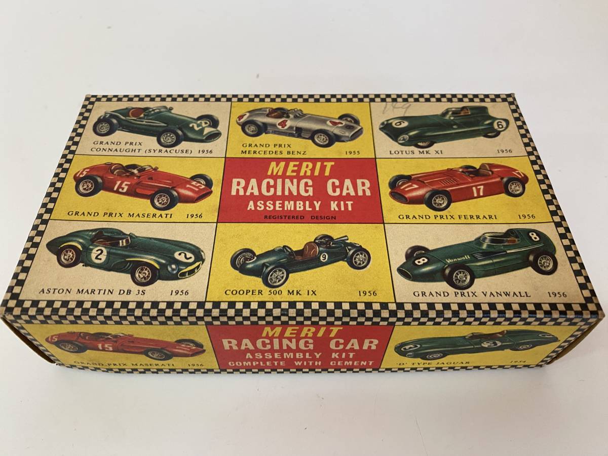 【未使用】⑮j15 MERIT メリット 1956 G.P. CONNAUCHT RACING CAR KIT レーシングカー プラモデル ...