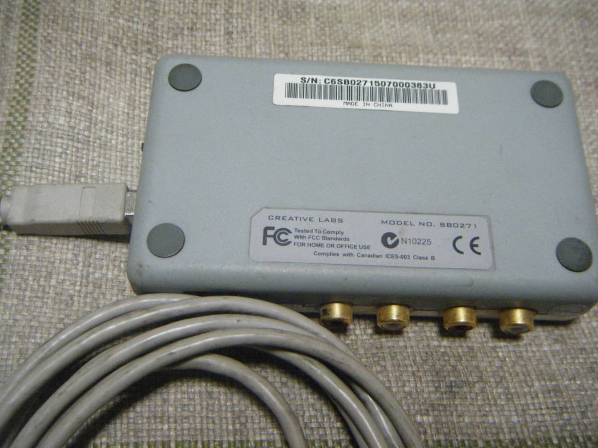 【やや傷や汚れあり】 CREATIVE クリエイティブ Sound BLASTER SB0271 サウンドボード の落札情報詳細 - ヤフオク ...