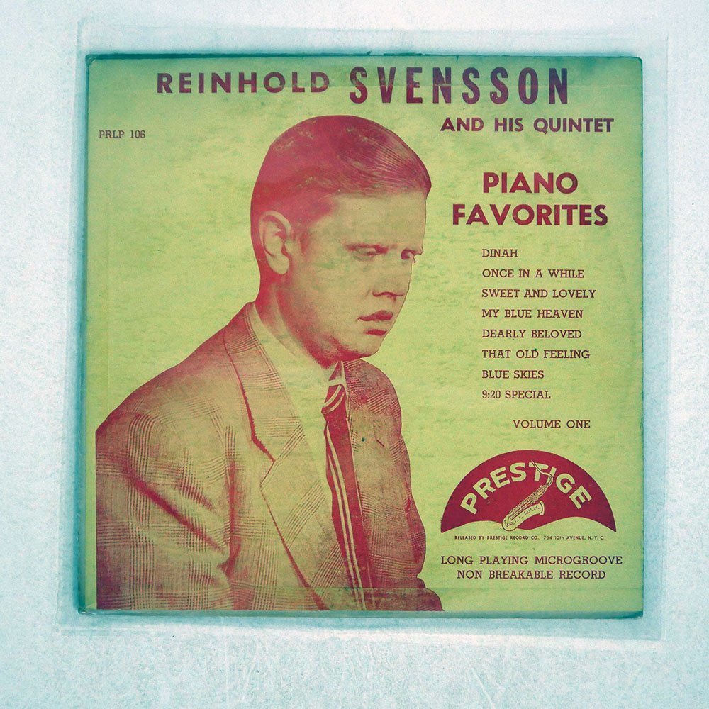 【傷や汚れあり】10 米 REINHOLD SVENSSON AND HIS QUINTET/VOLUME ONE/PRESTIGE PRLP ...