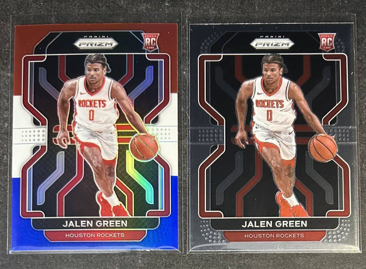 【未使用に近い】2021-22 Prizm NBA Jalen Green Rockets RC Base Red/White/Blue Prizm 2枚の落札情報詳細 - Yahoo ...