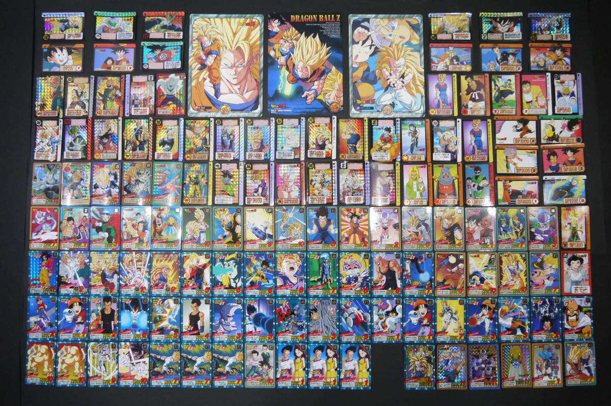 【目立った傷や汚れなし】2999T/ドラゴンボール Z・GT カードダス スーパーバトル ジャンボカードダス まとめて130枚以上セット/レア ...