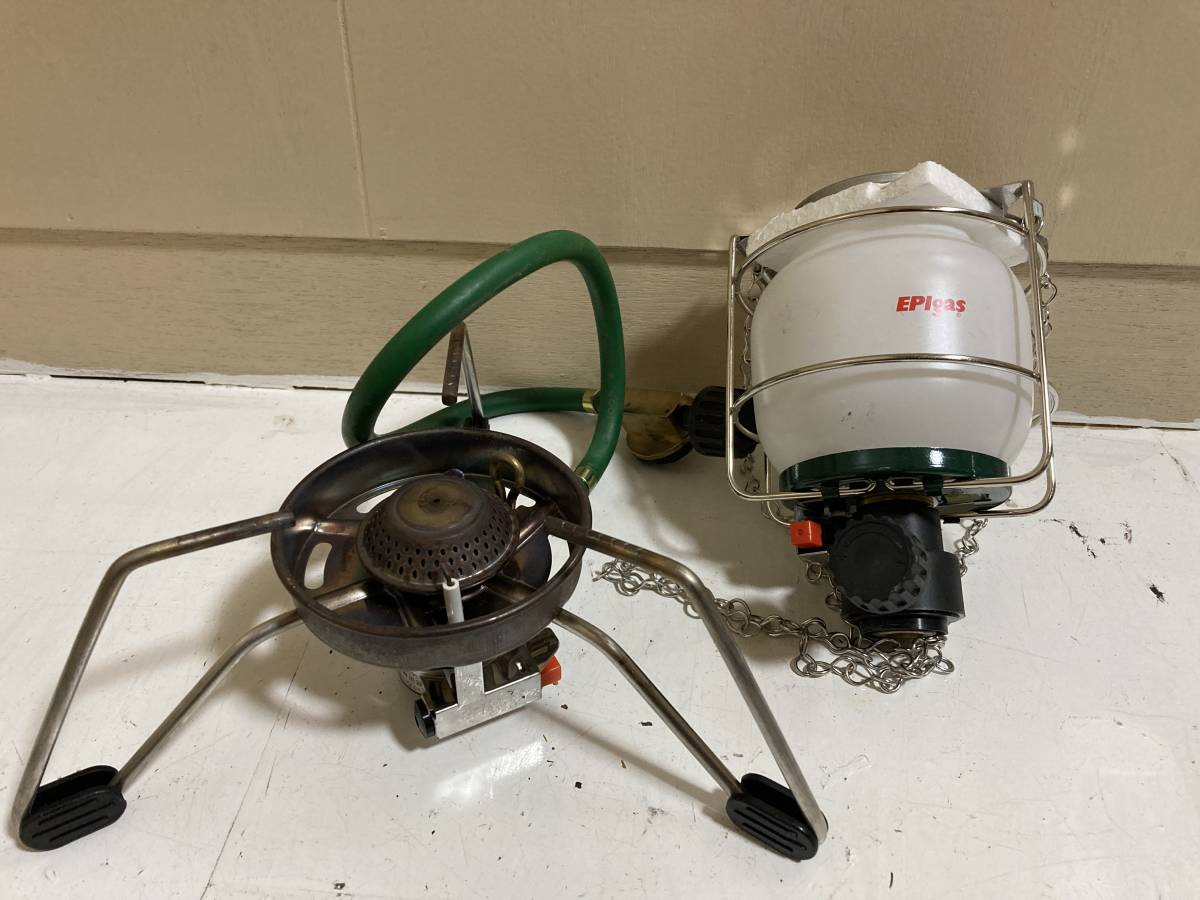 【傷や汚れあり】EPI gas Schott Suprax Glas ガスランタン ドイツ製/シングルバーナー EPIgas APSA-II ...