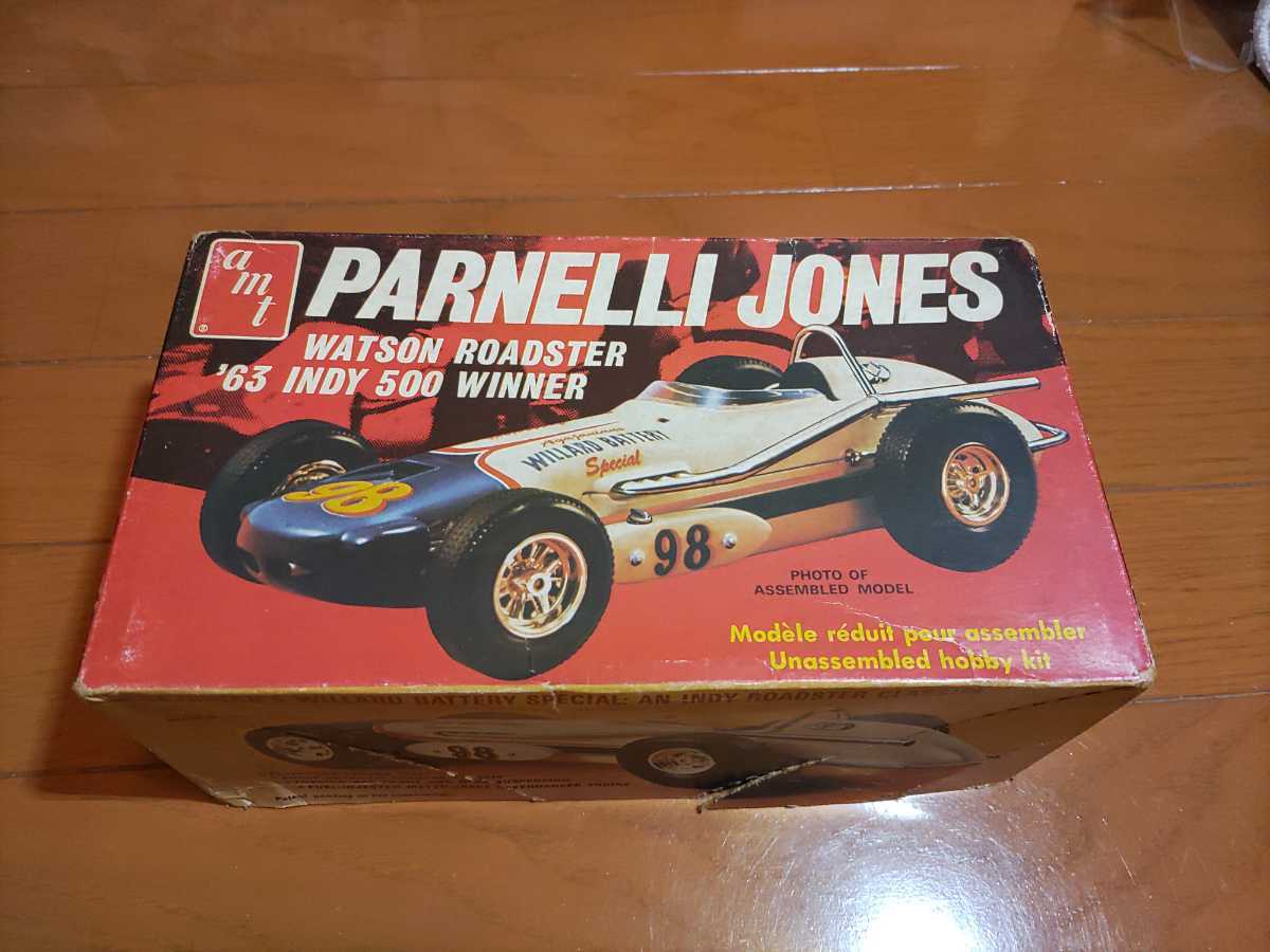 【傷や汚れあり】amt 1/25 PARNELLI JONES WATSON ROADSTER ’63 INDY 500 WINNERの落札 ...