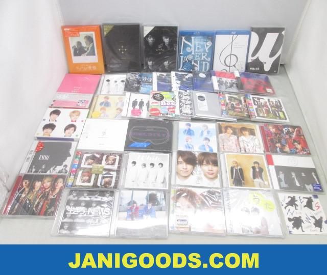 【やや傷や汚れあり】NEWS CD/DVD/Blu-rayセット LIVE TOUR 2015 WHITE/LIVE TOUR 2016 QUARTETTO/LIVE TOUR 2017 ...