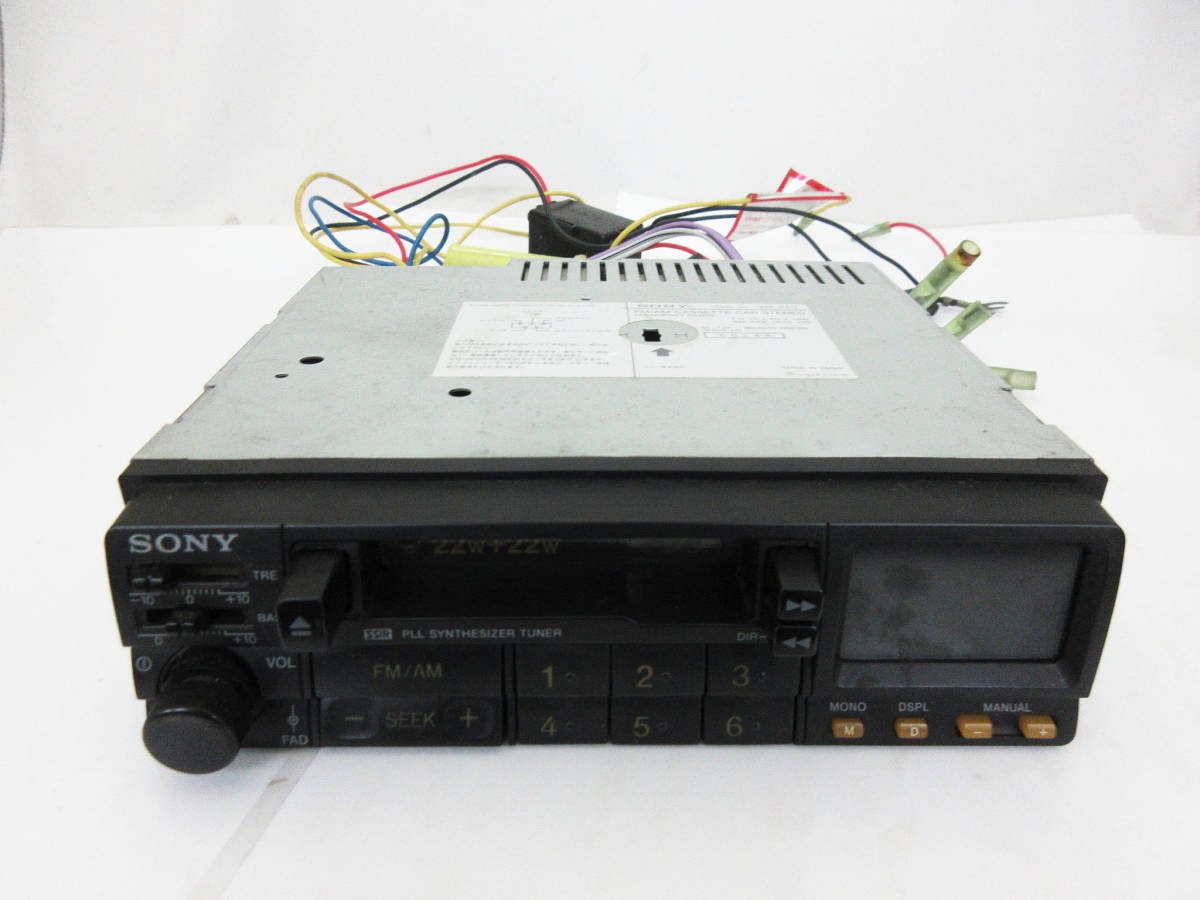 【やや傷や汚れあり】SH【カーオーディオ】SONY ソニー XR-220★FM/AM カセットデッキ★カセットテープ ラジオ カーステレオ★中古現状品★の落札情報詳細 - ヤフオク落札価格検索 ...