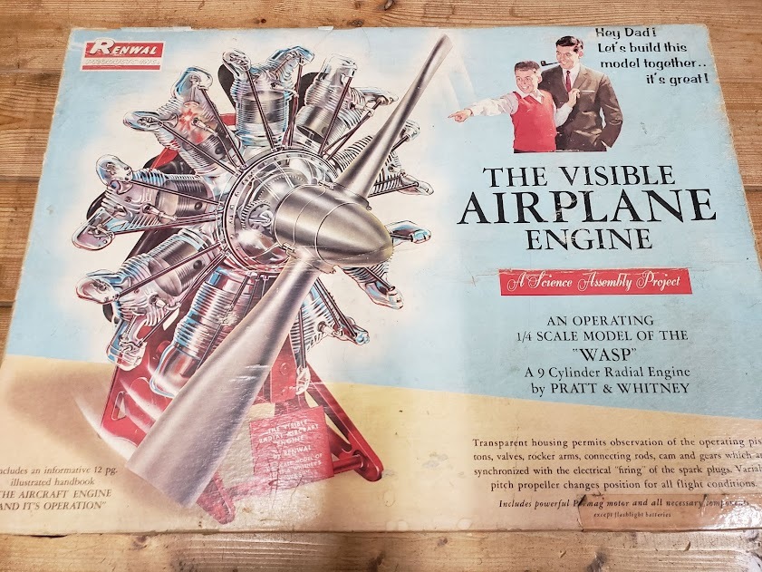 【やや傷や汚れあり】エンジン THE VISIBLE AIRPLANE ENGINE RENWAL 1/4の落札情報詳細 - ヤフオク落札価格 ...