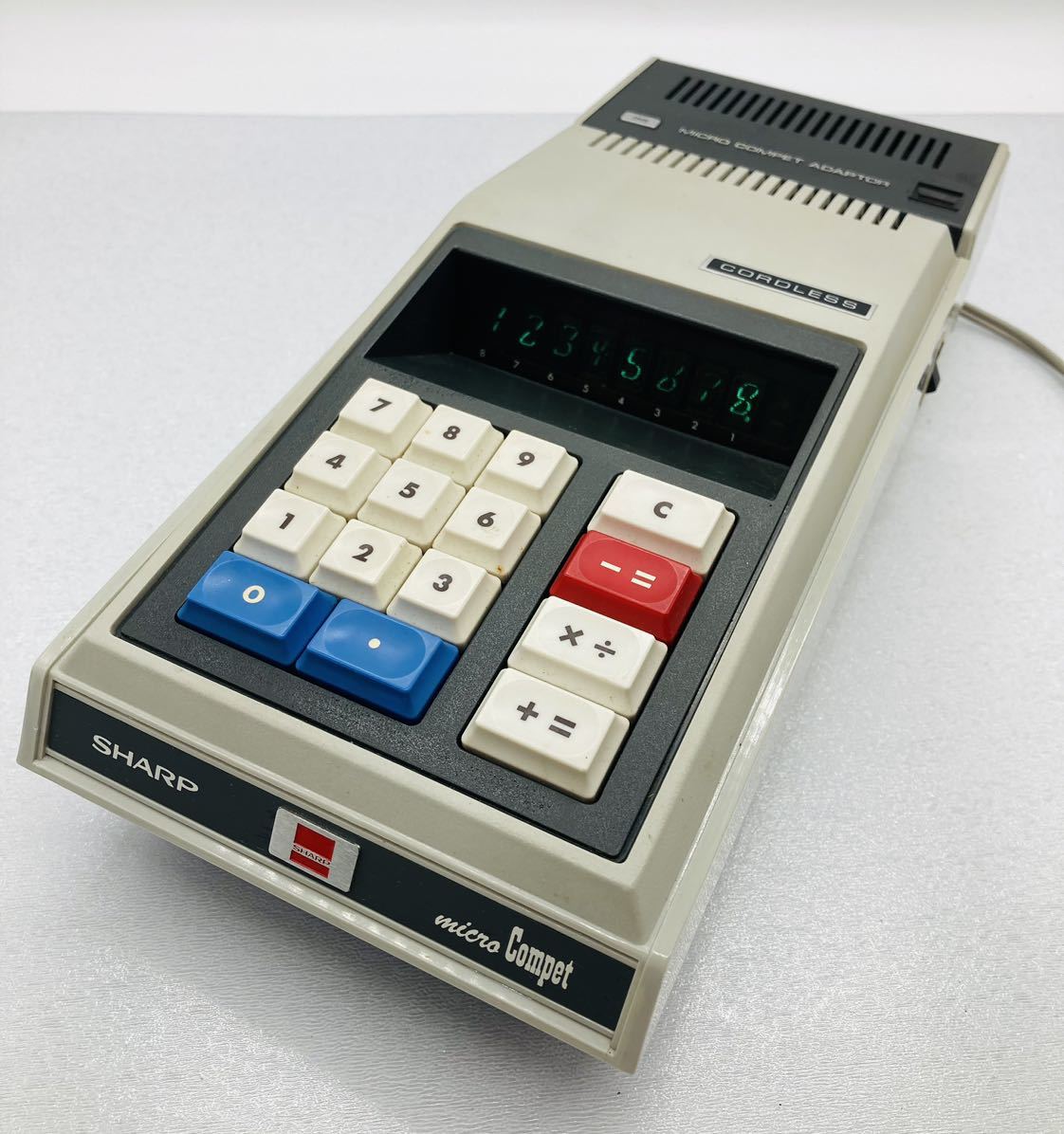 【傷や汚れあり】現状品 SHARP シャープ 昭和レトロ 電卓 計算機 当時物 昭和レトロ COMPET CS-2122D の落札情報詳細| ヤフオク落札価格情報 オークフリー