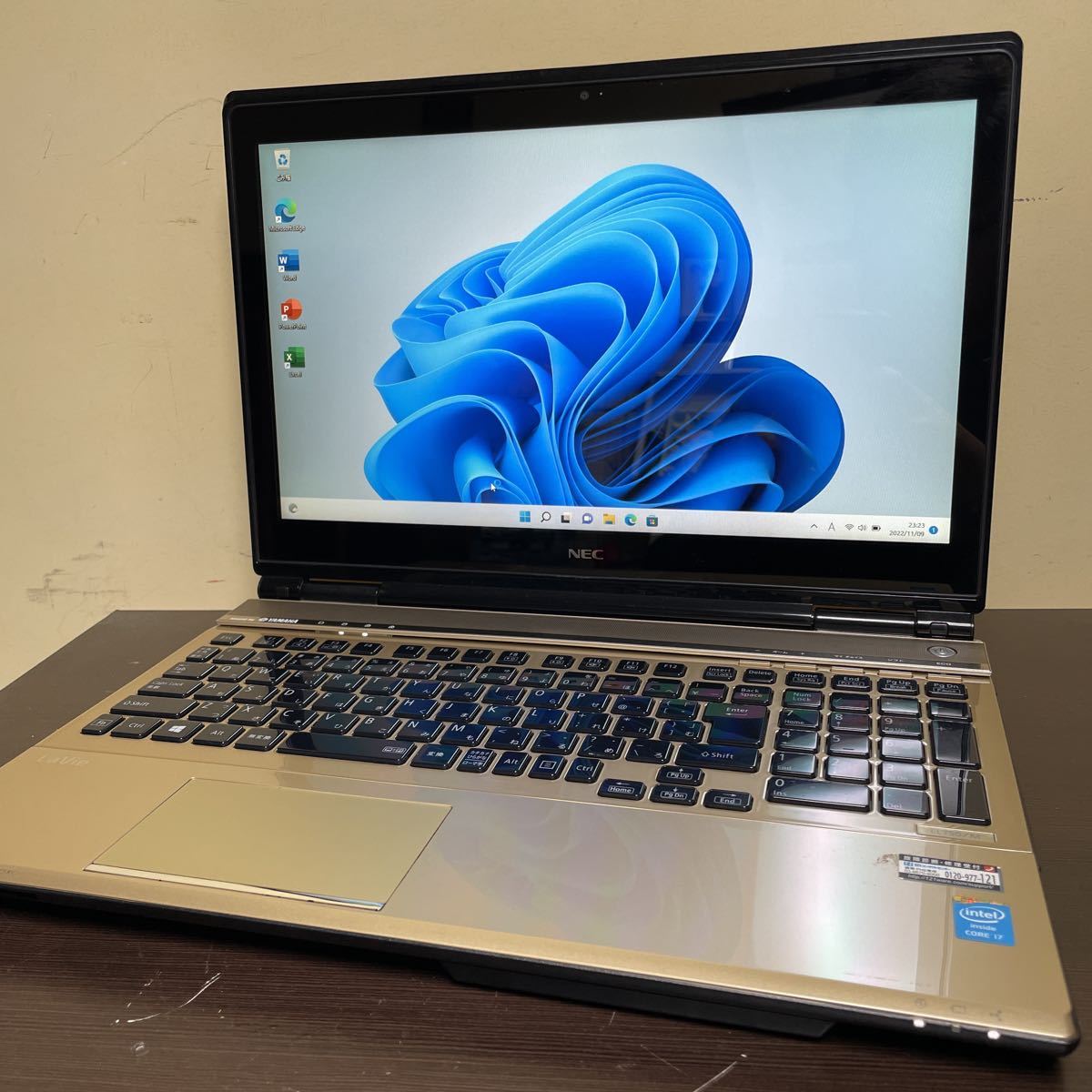 【目立った傷や汚れなし】[FHDタッチパネル+最強i7+メモリ16GB+新品SSD1TB+HDD1TB] NEC Lavie LL750/M core i7-4700MQ/Win11 ...