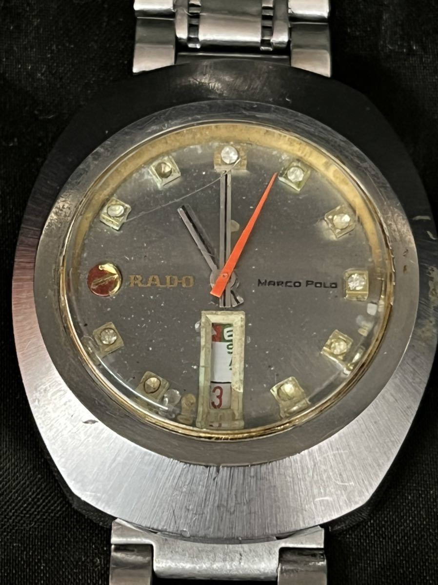 【全体的に状態が悪い】RADO ラドー MARCO POLO マルコポーロ REF.11838 自動巻 ジャンク 不動の落札情報詳細 ...