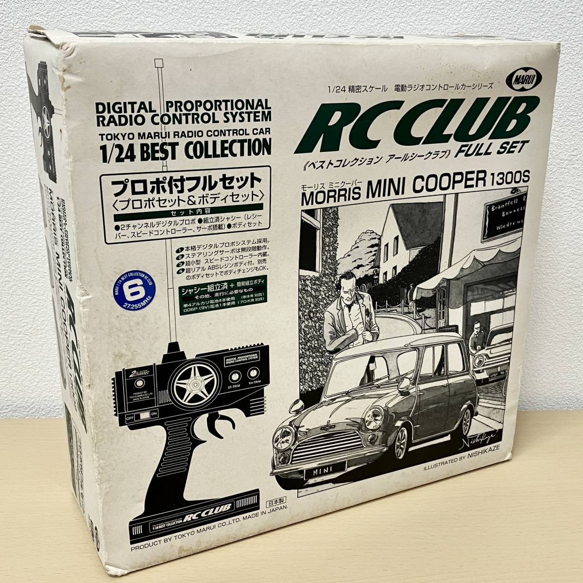 【目立った傷や汚れなし】東京マルイ RC CLUB MORRIS MINI COOPER 1300S アールシークラブ モーリス ミニクーパー ...