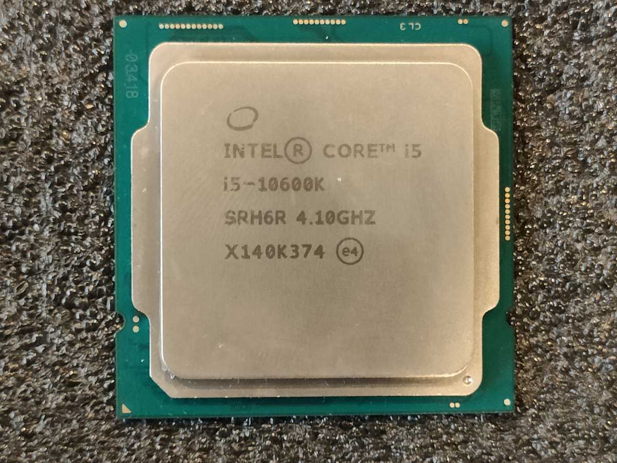 【やや傷や汚れあり】Intel Core i5-10600K SRH6R 4.10GHZ CPU の落札情報詳細| ヤフオク落札価格情報 オークフリー