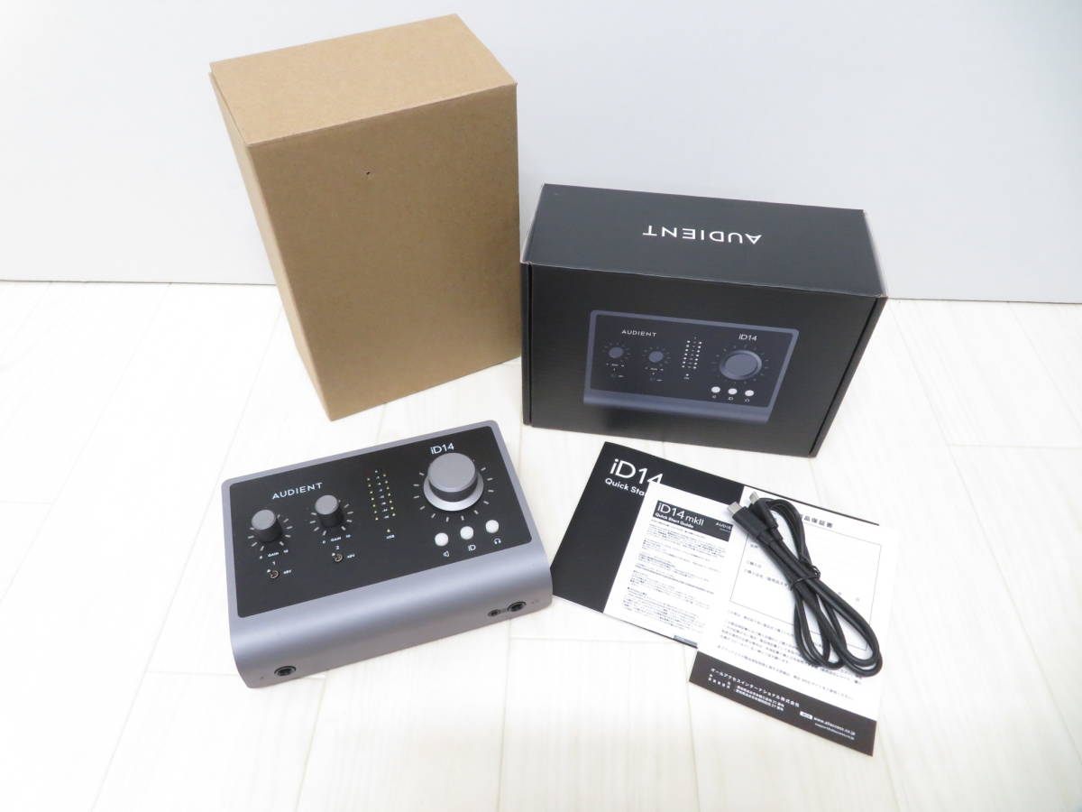 【全体的に状態が悪い】【動作未確認/ジャンク扱い】MU-471 AUDIENT iD14 USB オーディオインターフェイス 中古品の落札情報詳細 - ヤフオク落札価格検索 オークフリー