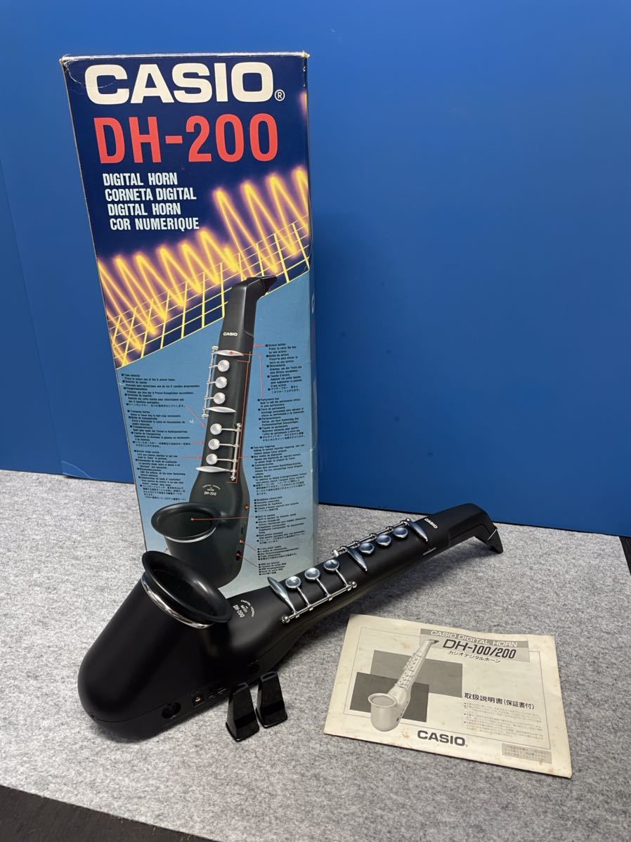 【やや傷や汚れあり】難 カシオ CASIO☆ DH-200 デジタルホーン DIGITAL HORNウインドシンセサイザー☆の落札情報詳細 ...