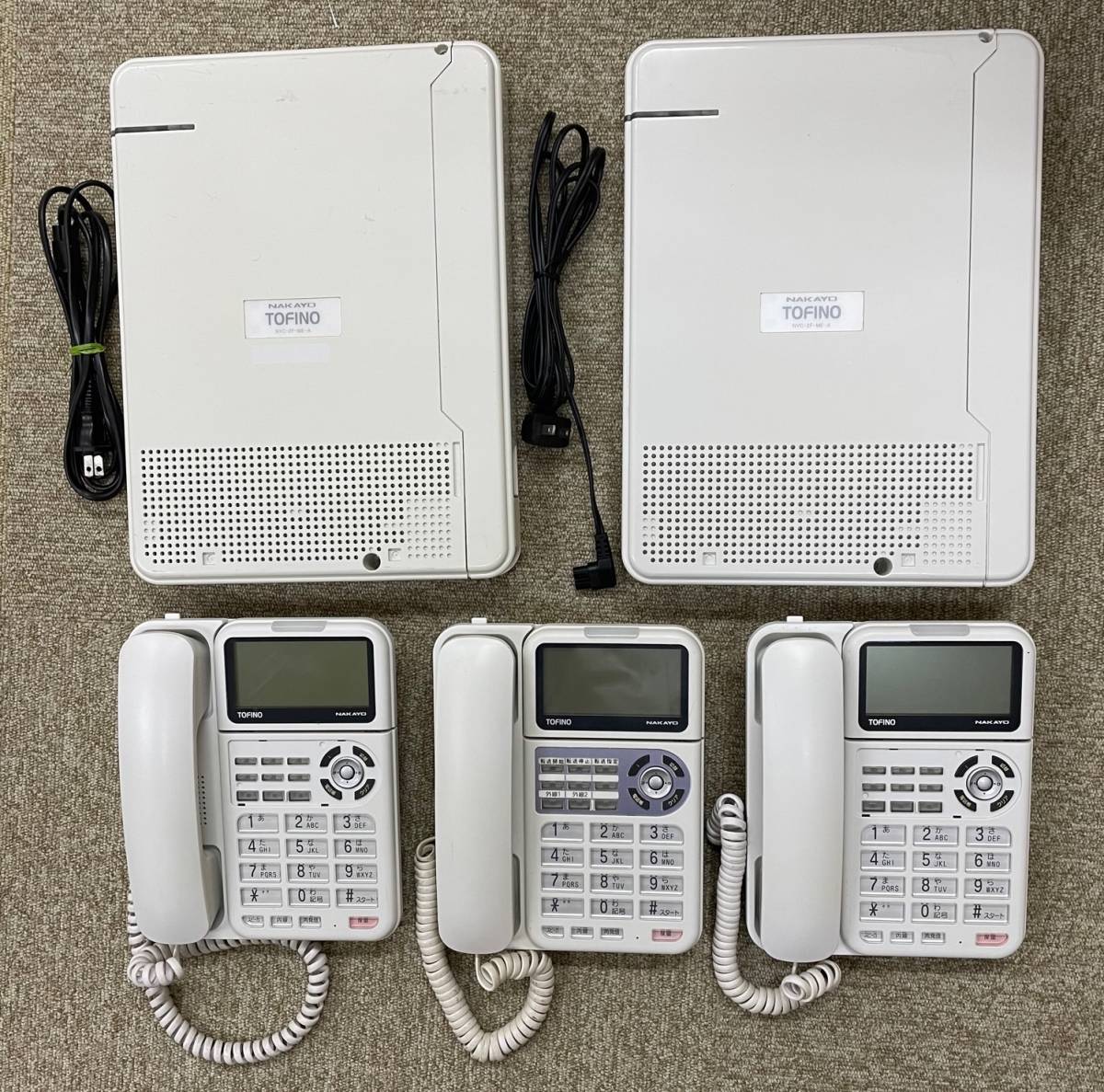 【傷や汚れあり】ナカヨ NAKAYO TOFINO NYC-2F-ME-A 2台 2COI付き 電話機3台付き 保証1ヶ月 送料無料の落札情報詳細 - ヤフオク落札価格検索 オークフリー