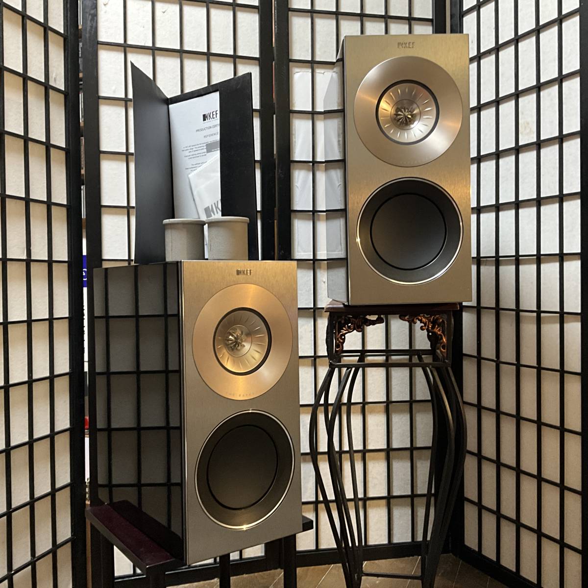 【やや傷や汚れあり】KEF Reference 1(リファレンス1)[ピアノブラック]ブックシェルフスピーカー ペア【中古美品】※送料無料 の ...