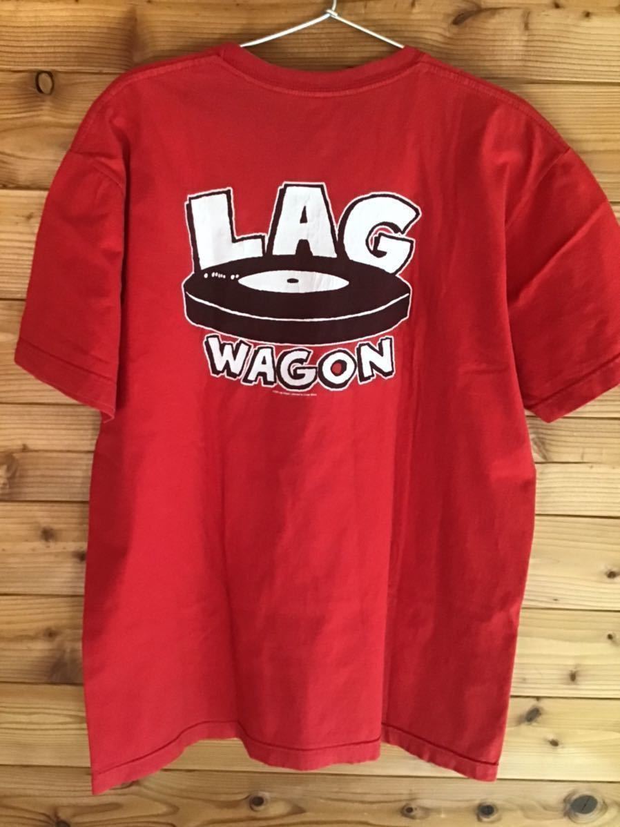 【やや傷や汚れあり】90s LAGWAGON × FAT Tシャツ Lサイズ 1998年 USA製 NOFX NO USE FOR A ...