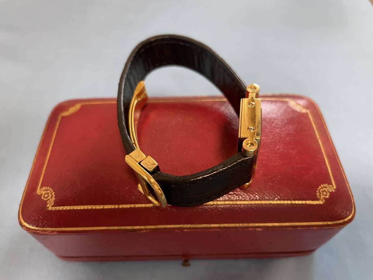 【やや傷や汚れあり】☆激レア Cartier Drivers Watch 1940年代☆ の落札情報詳細| ヤフオク落札価格情報 オークフリー