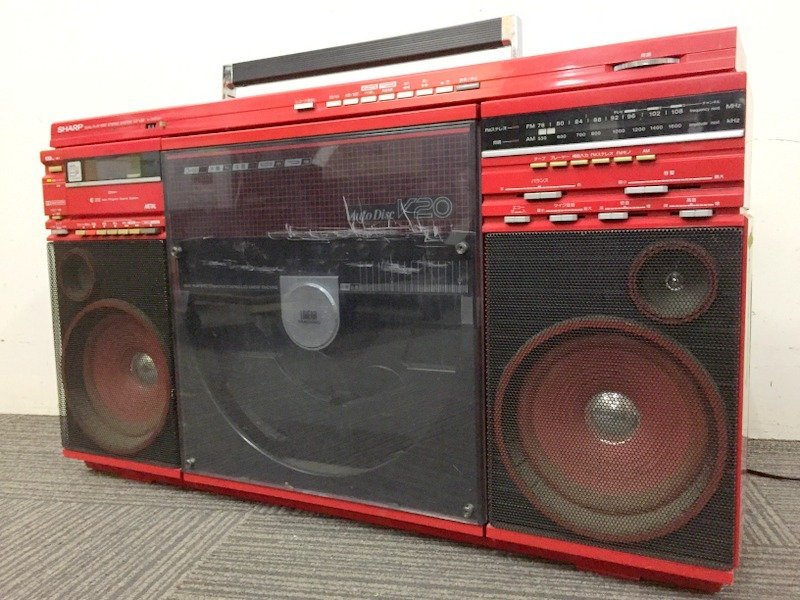 【全体的に状態が悪い】SHARP VZ-V20R レコードラジカセ DUAL-PLAY STEREO SYSTEM シャープ Y4919 の ...