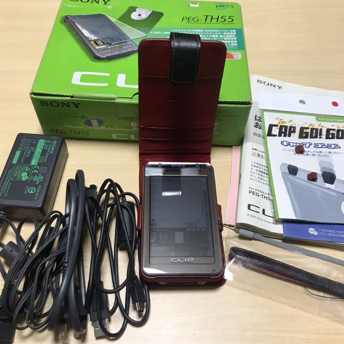 【傷や汚れあり】SONY CLIE PEG-TH55 RED レッド クリエ PDA 赤 ソニーの落札情報詳細 - ヤフオク落札価格検索 オークフリー