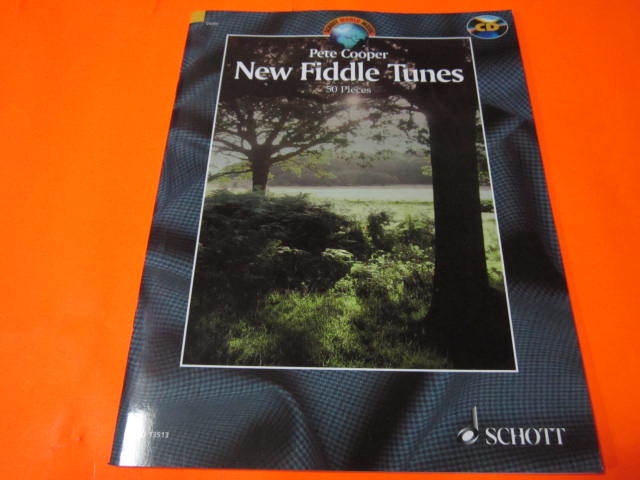【傷や汚れあり】♪輸入楽譜（ヴァイオリン バイオリン）Pete Cooper - New Fiddle Tunes CD付 ピート・クーパーの ...