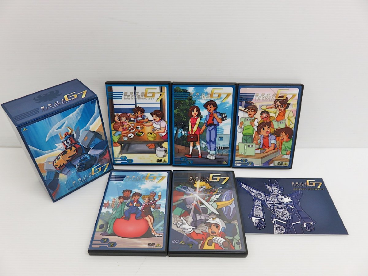 【やや傷や汚れあり】[2A-412-002-1] DVD アニメ 無敵ロボ トライダーG7 DVDメモリアルボックス 中古の落札情報詳細 ...
