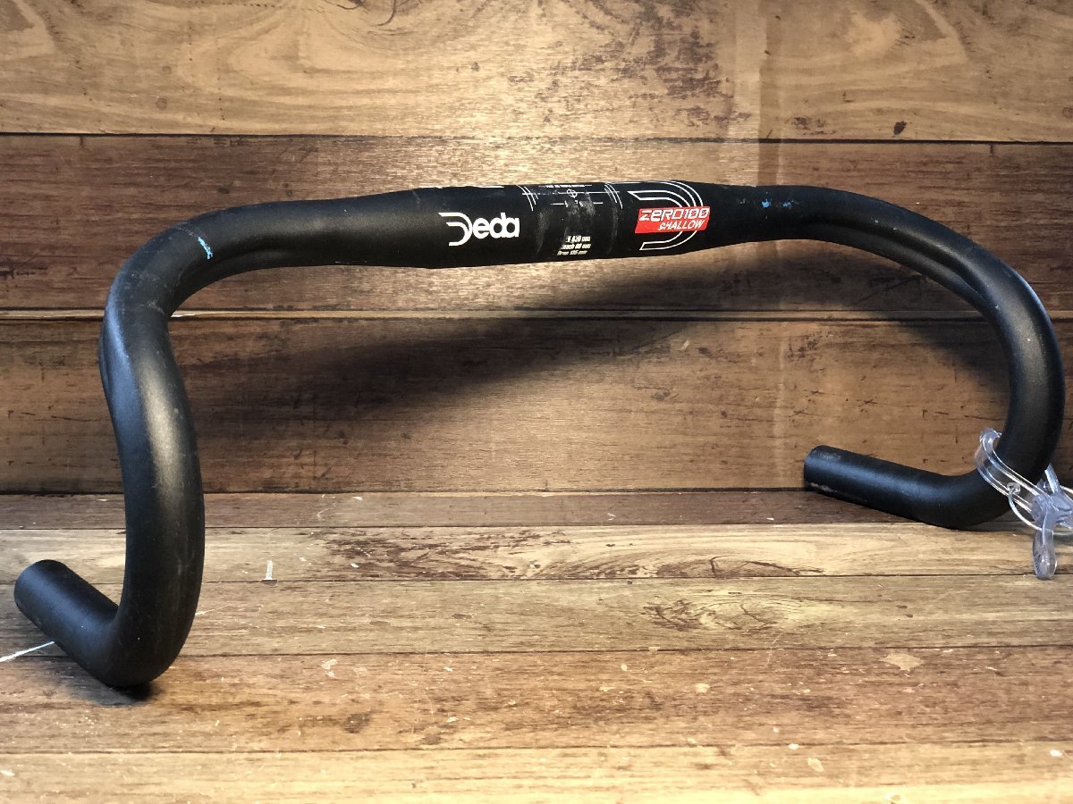 【傷や汚れあり】GJ014 デダ deda zero100 shallow ドロップハンドル アルミ φ31.7mm エンド外-外420mm ...