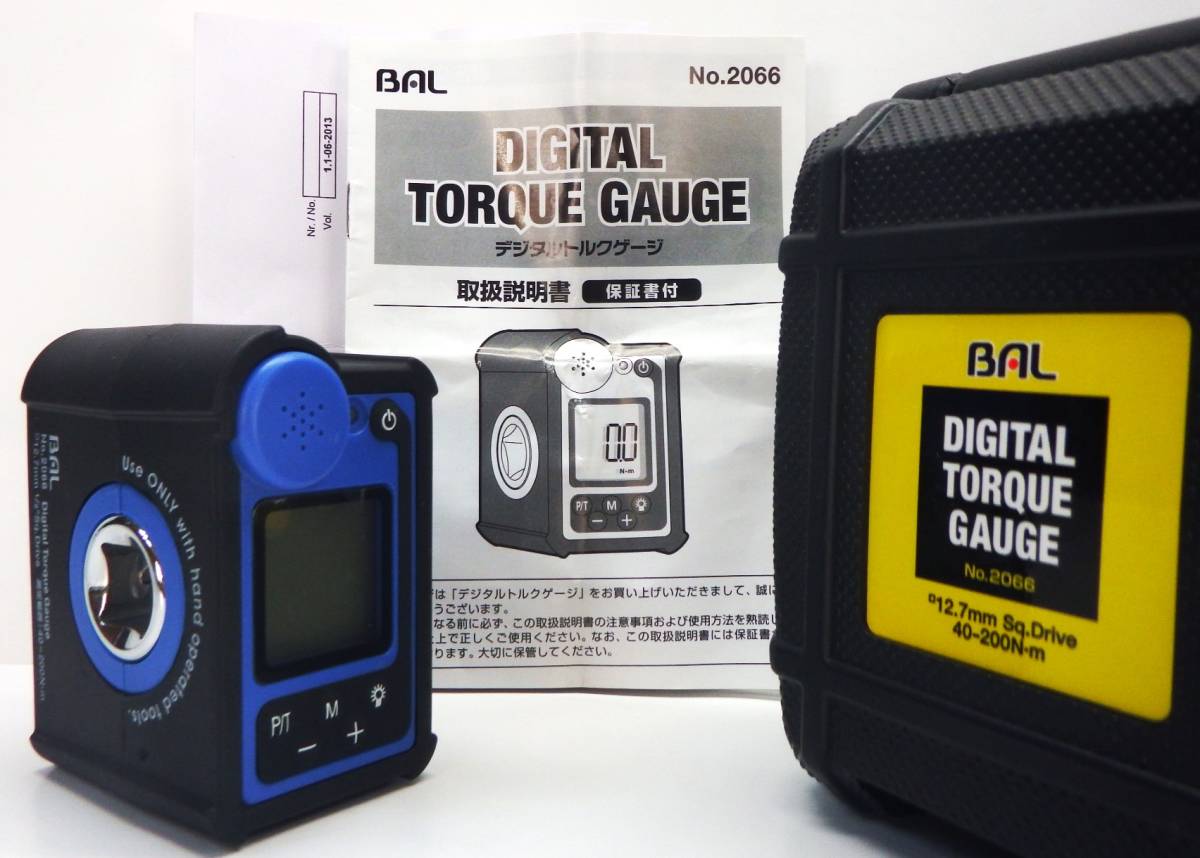 【やや傷や汚れあり】BAL デジタルトルクゲージ No.2066 大橋産業 デジタルトルクレンチ の落札情報詳細 - ヤフオク落札価格検索 オークフリー