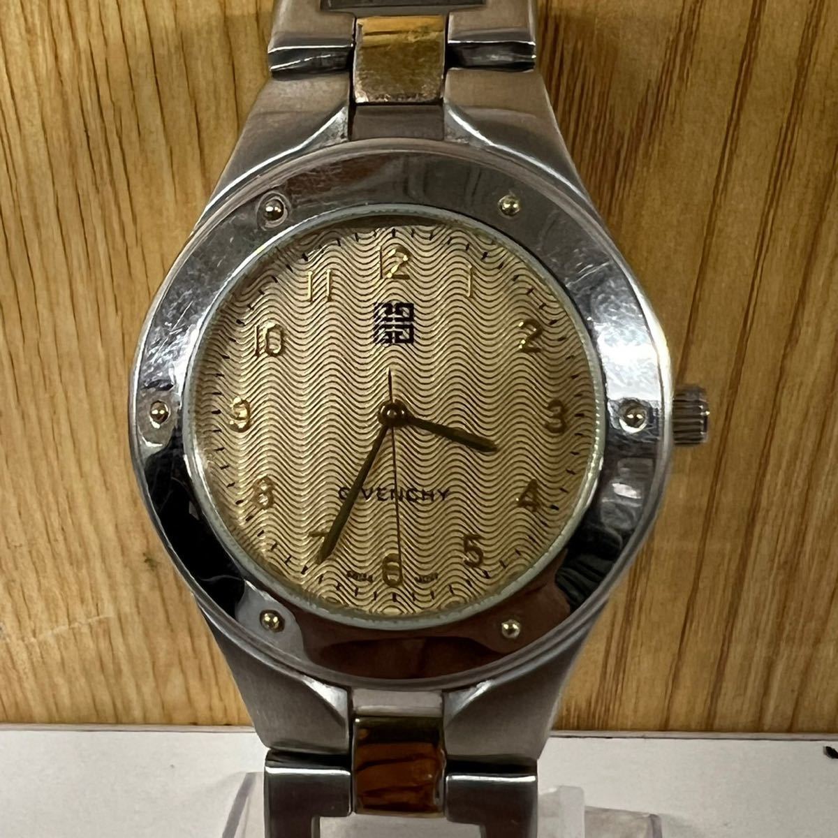 【やや傷や汚れあり】1円~【稼働品】GIVENCHY ジバンシイ ジバンシー LO.19.IV Ref.LO.19.TT4 メンズ腕時計 ...