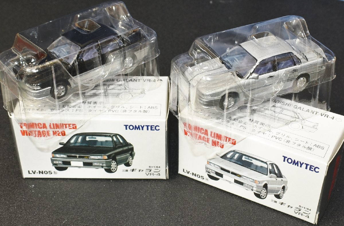 【未使用に近い】【SAZAN】トミカヴィンテージ 1/64 LV-N05a/05b 三菱 ギャラン VR-4(2台まとめて)※同梱不可★中24 ...
