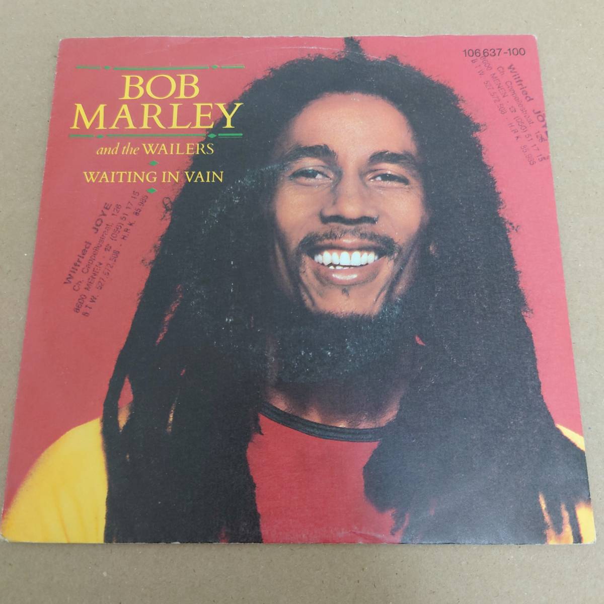 【目立った傷や汚れなし】★レア★ Bob Marley & The Wailers - Waiting In Vain / Blackman Redemption // Island ...