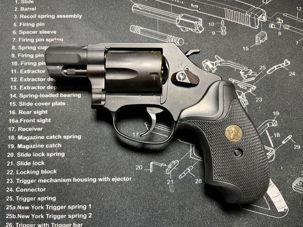 【目立った傷や汚れなし】タナカワークス S&W M360J SAKURA HW ペガサスリボルバー ガスガン パックマイヤーグリップ の落札 ...