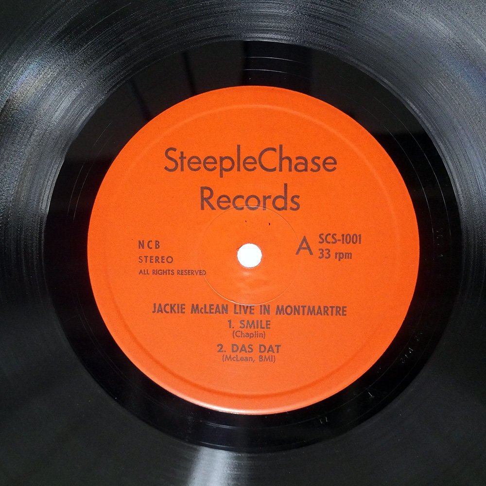 【やや傷や汚れあり】JACKIE MCLEAN/LIVE AT MONTMARTRE/STEEPLECHASE SCS-1001の落札情報詳細 ...