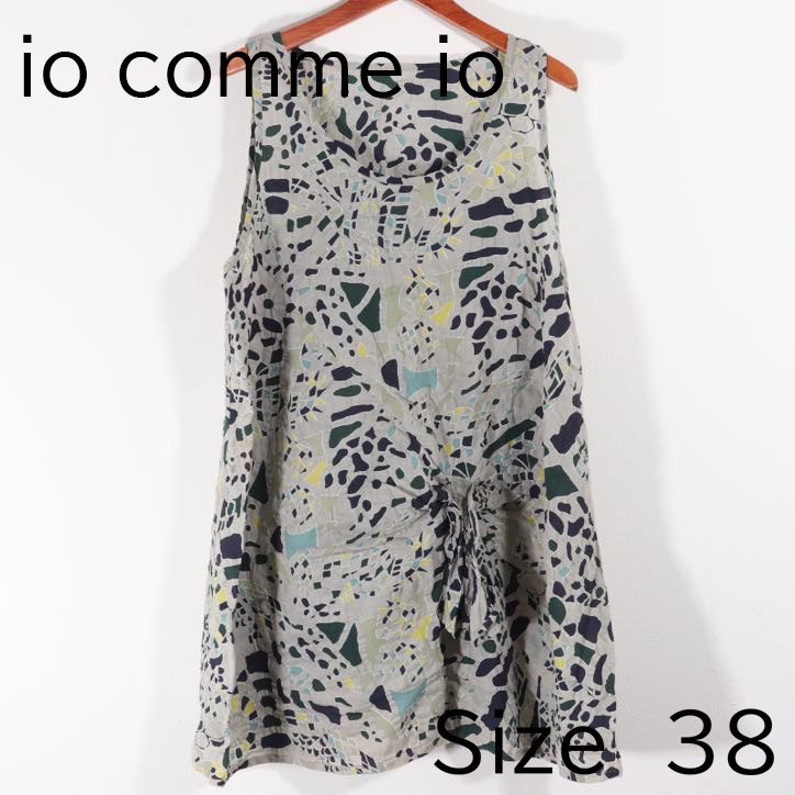 【目立った傷や汚れなし】sensounico センソユニコ io comme io イオコムイオ ワンピース 柄もの ホワイト 水玉 スカート ロングスカート 綺麗 IO-11-62 の落札 ...