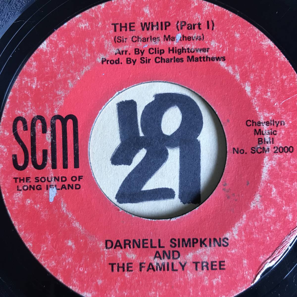 【傷や汚れあり】試聴 DARNELL SIMPKINS AND THE FAMILY TREE THE WHIP PT1 VG++ ...