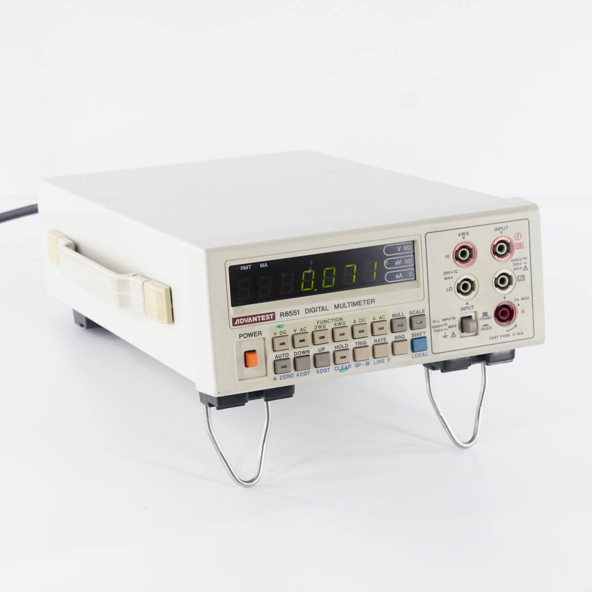 ADVANTEST R6871 DIGITAL MULTI METER の落札情報詳細| ヤフオク落札価格情報 オークフリー