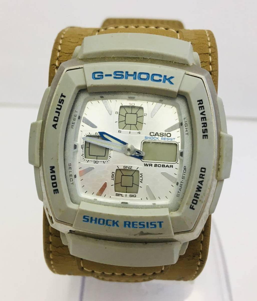 【傷や汚れあり】W626-I39-960 CASIO カシオ G-SHOCK SHOCK RESIST G-351 レディース クロノグラフ クォーツ アナデジ 腕時計 不動 ⑤ の落札情報 ...