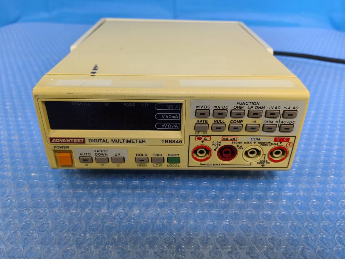 アドバンテスト デジタルマルチメーター AD7461A の落札情報詳細| ヤフオク落札価格情報 オークフリー