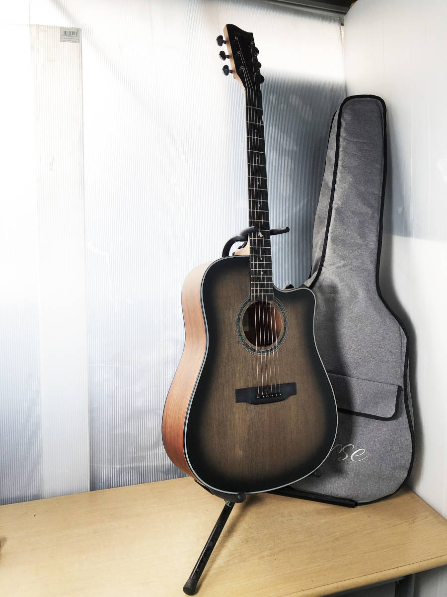 【やや傷や汚れあり】☆★ 中古★Horse HAG-1 ソフトケース チューナー付き MW-2058 アコースティックギター【HAG-1 ...