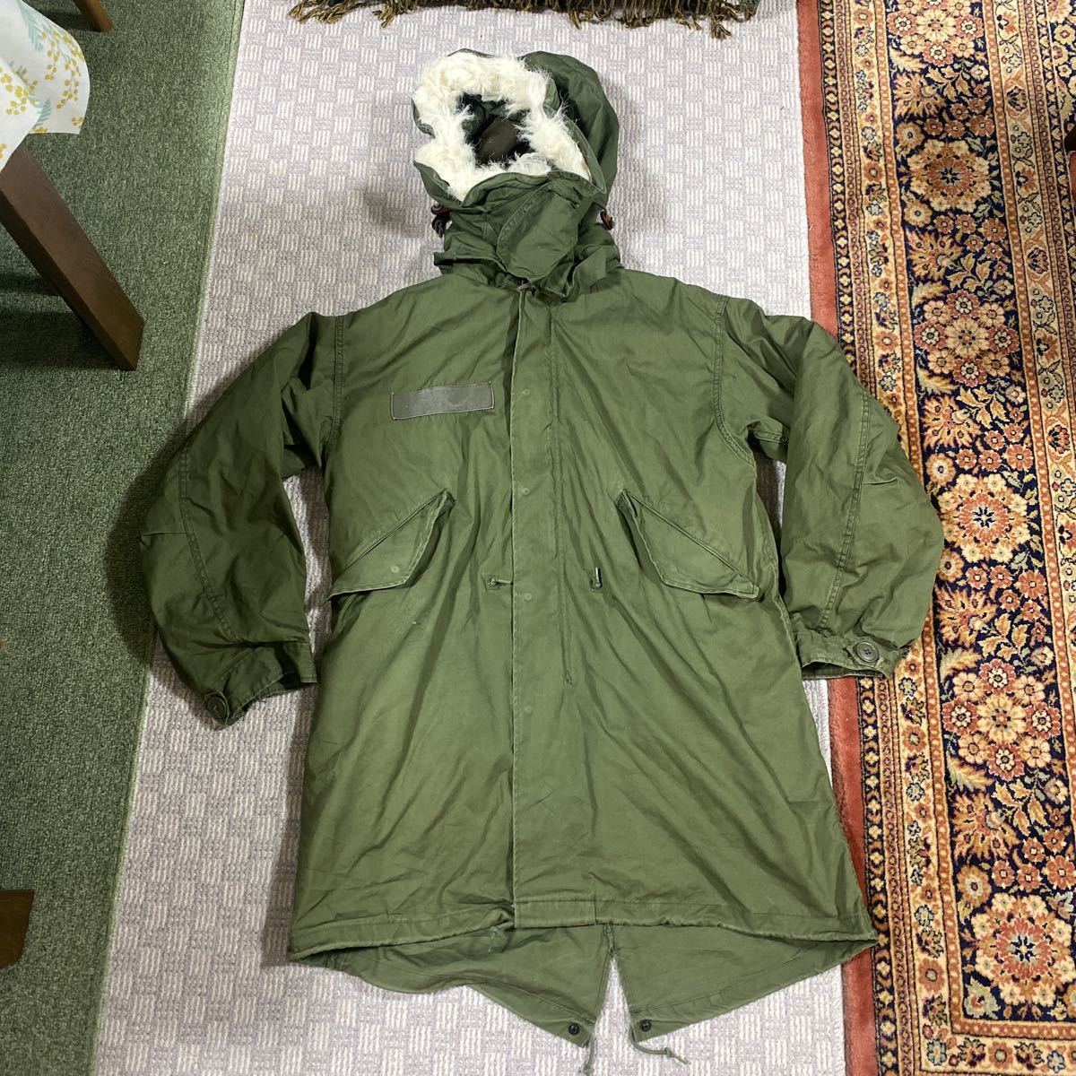 【目立った傷や汚れなし】本物 米軍 80年代 モッズ コート ヴィンテージ ミリタリー m65 ビンテージ 古着 ライナー付き フィッシュテール US ARMY アーミー 80s 緑の落札情報 ...