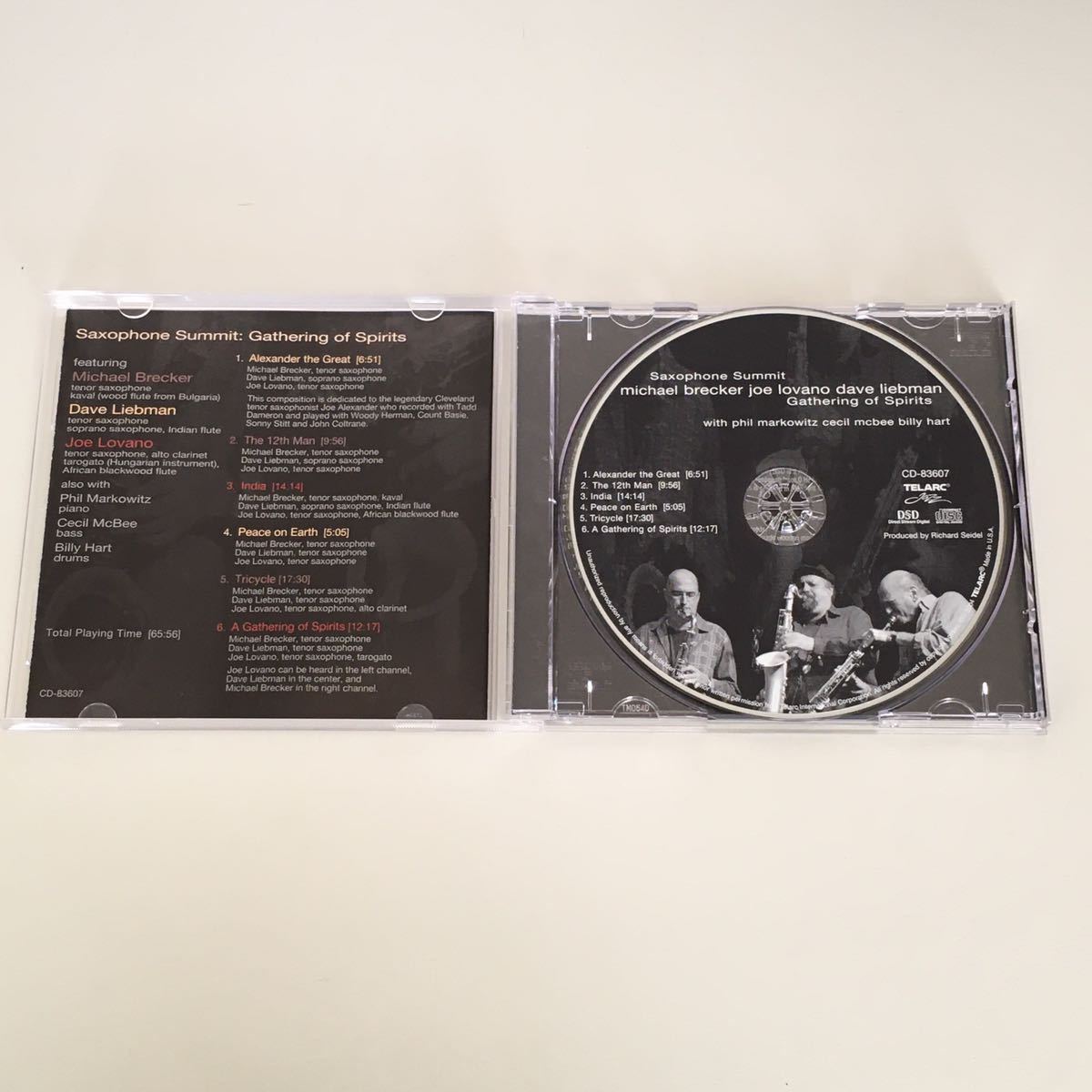 【目立った傷や汚れなし】ジャズCD Michael Brecker, Joe Lovano, Dave Liebman “Saxophone ...