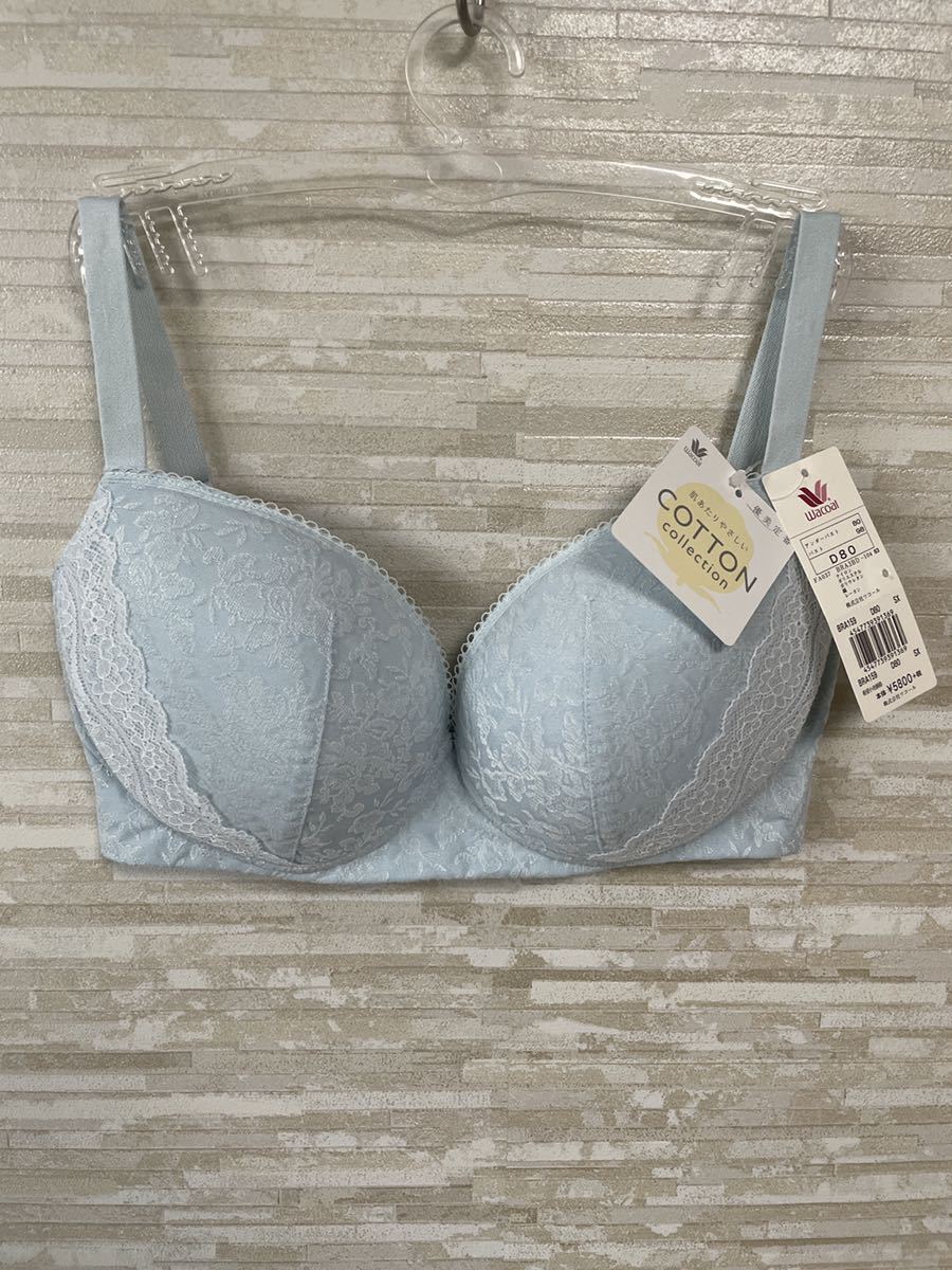 【未使用】「D80」ワコール 優美定番 肌あたりやさしいCOTTON ノンワイヤーブラの落札情報詳細 - ヤフオク落札価格情報 オークフリー